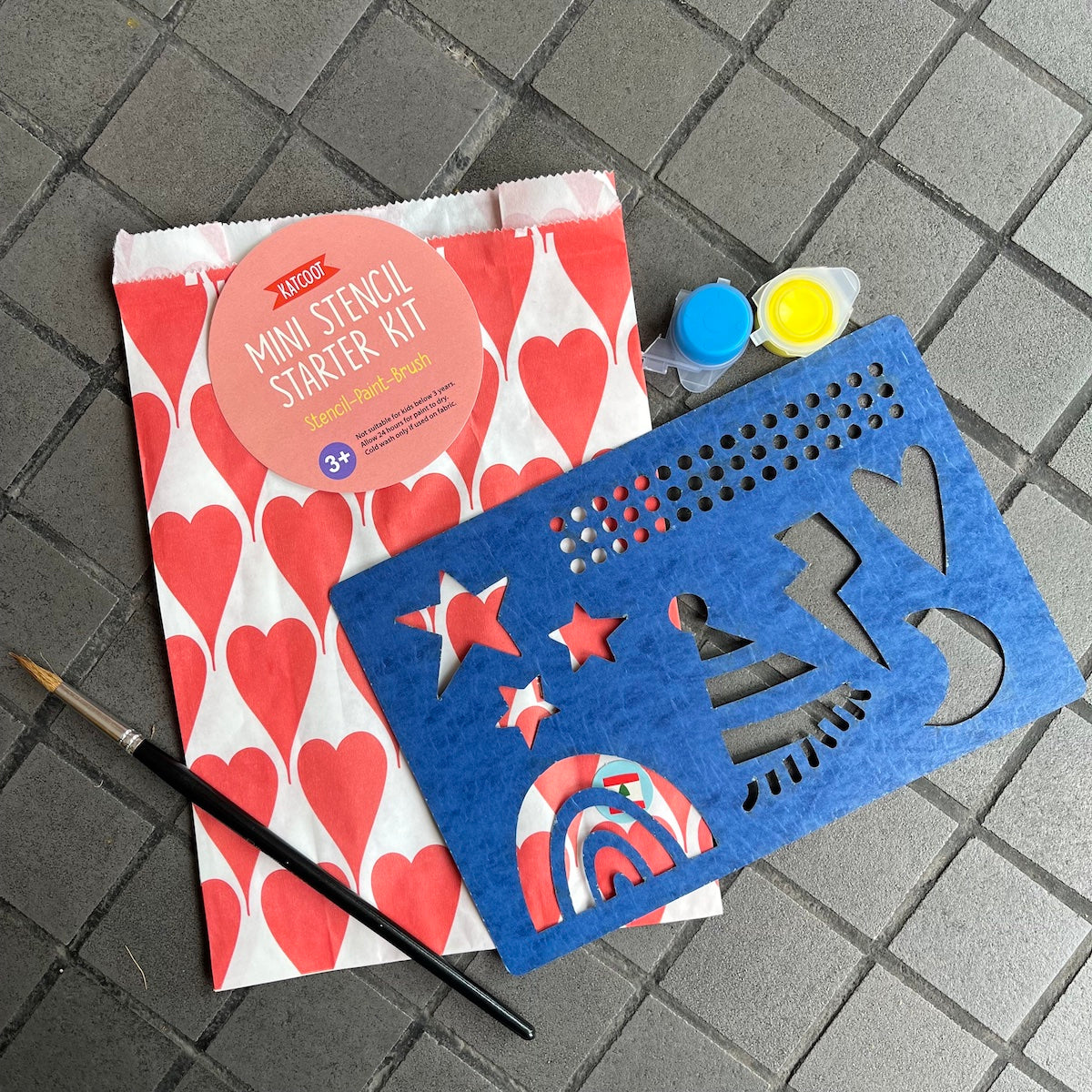 Katcoot Stencil Starter Kit - Happy Rainbow – Luanatic