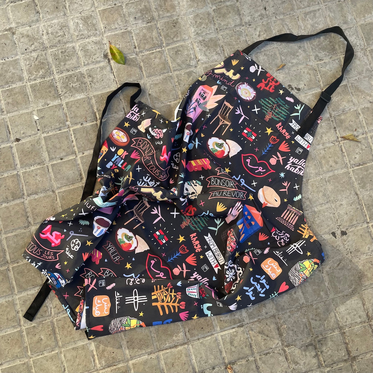 Apron Leb Meli Melo by Luanatic tablier de cuisine مريول مطبخ وزرة