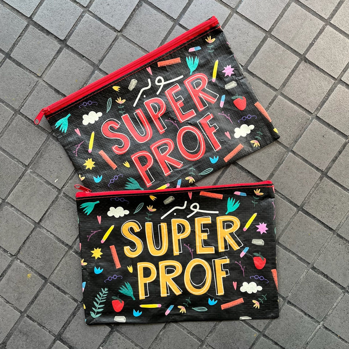 Super Prof Woven PP Pouch by Luanatic trousse