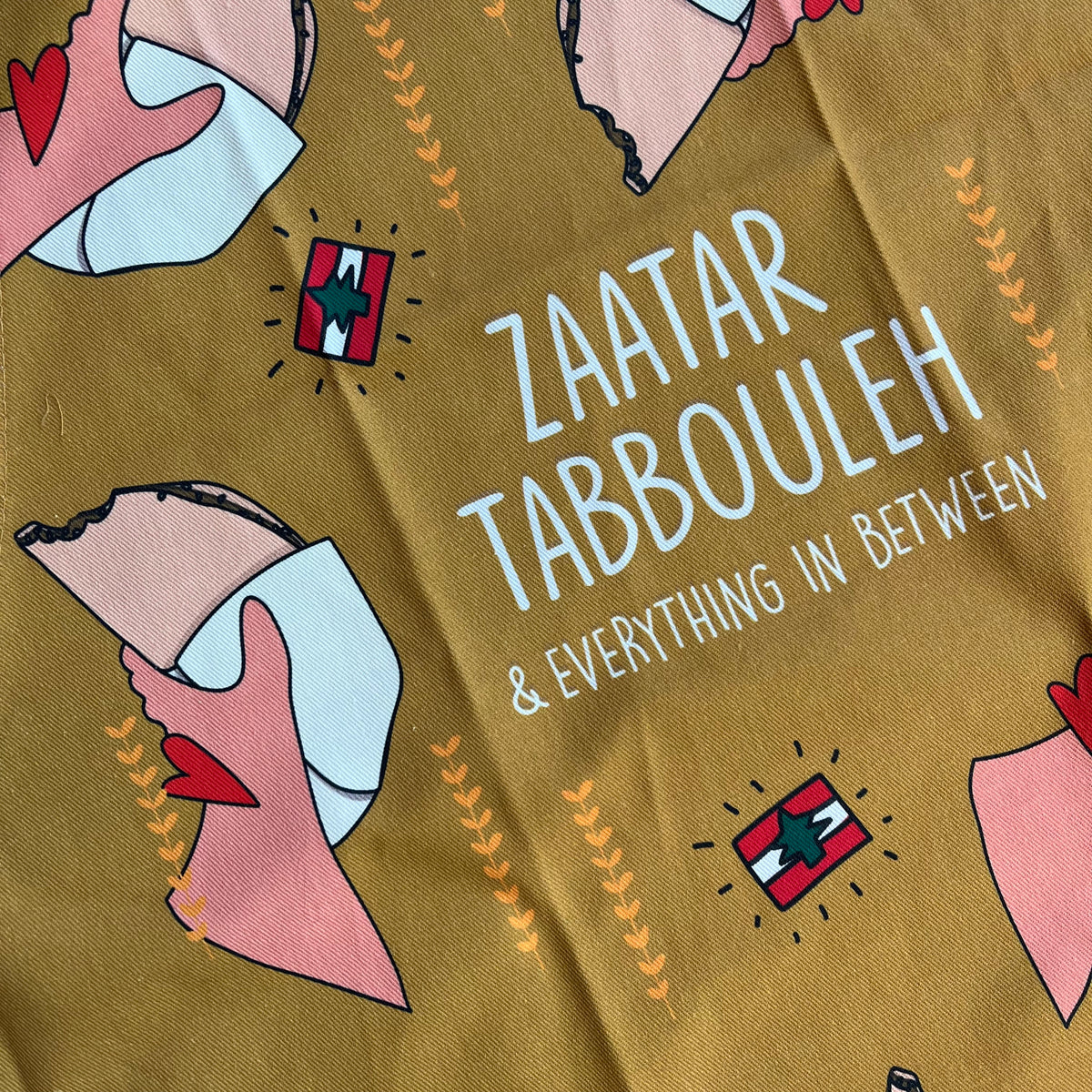 Apron Zaatar Tabbouleh by Luanatic tablier de cuisine مريول مطبخ وزرة