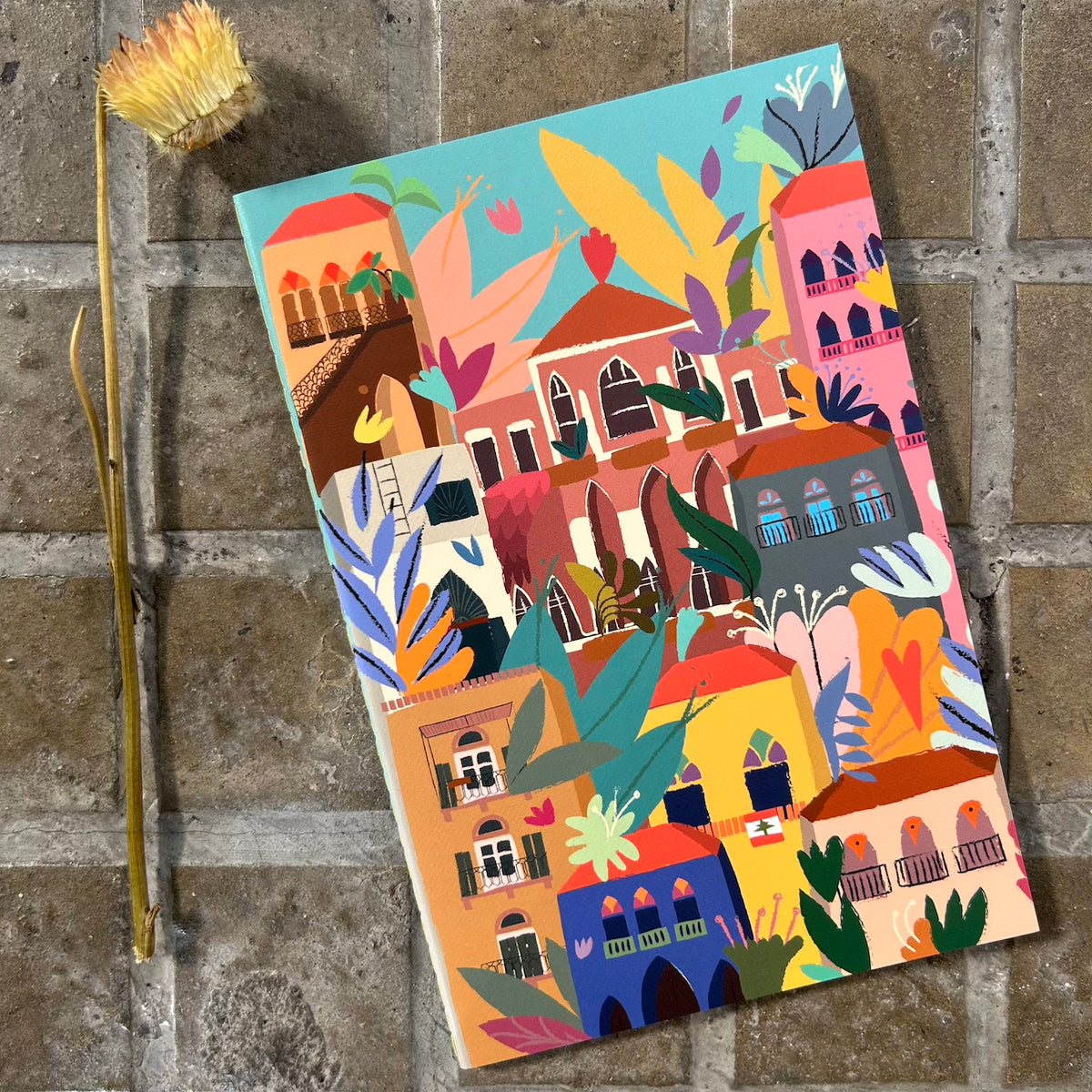 Notebook Beirut Bloom by Luanatic دفتر cahier