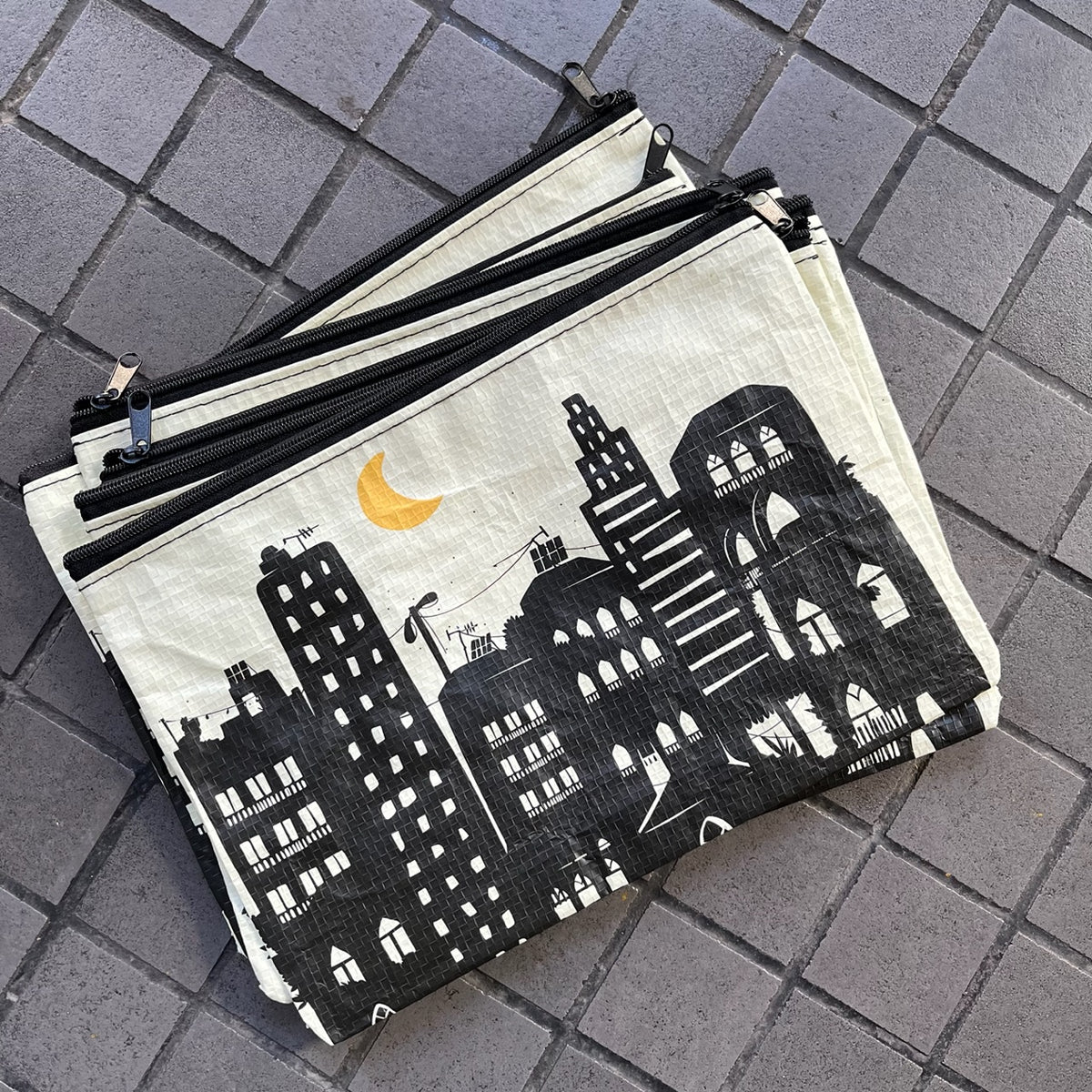 Beirut Silhouette Woven PP Pouch by Luanatic