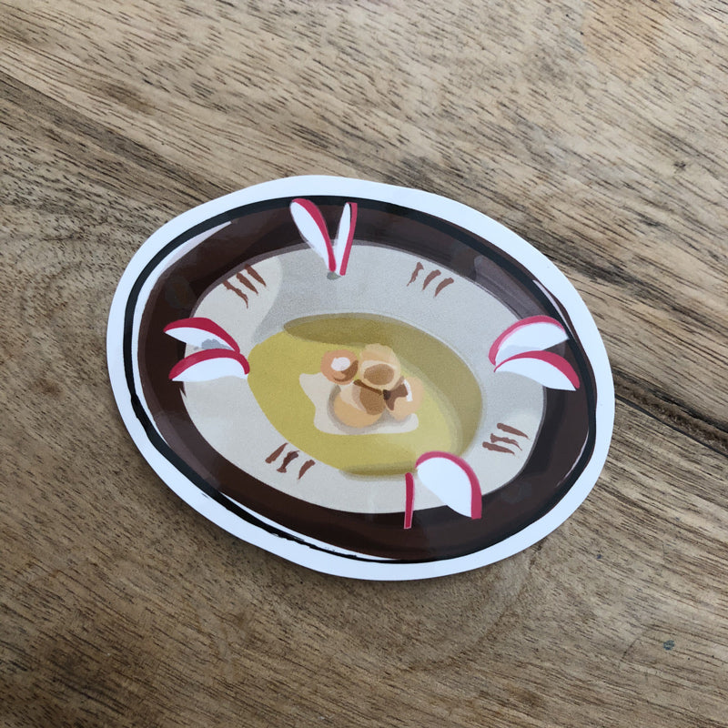 Vinyl Sticker Hummus حُمُّص لصقات ملصقات ستيكر Gommettes autocollants ...