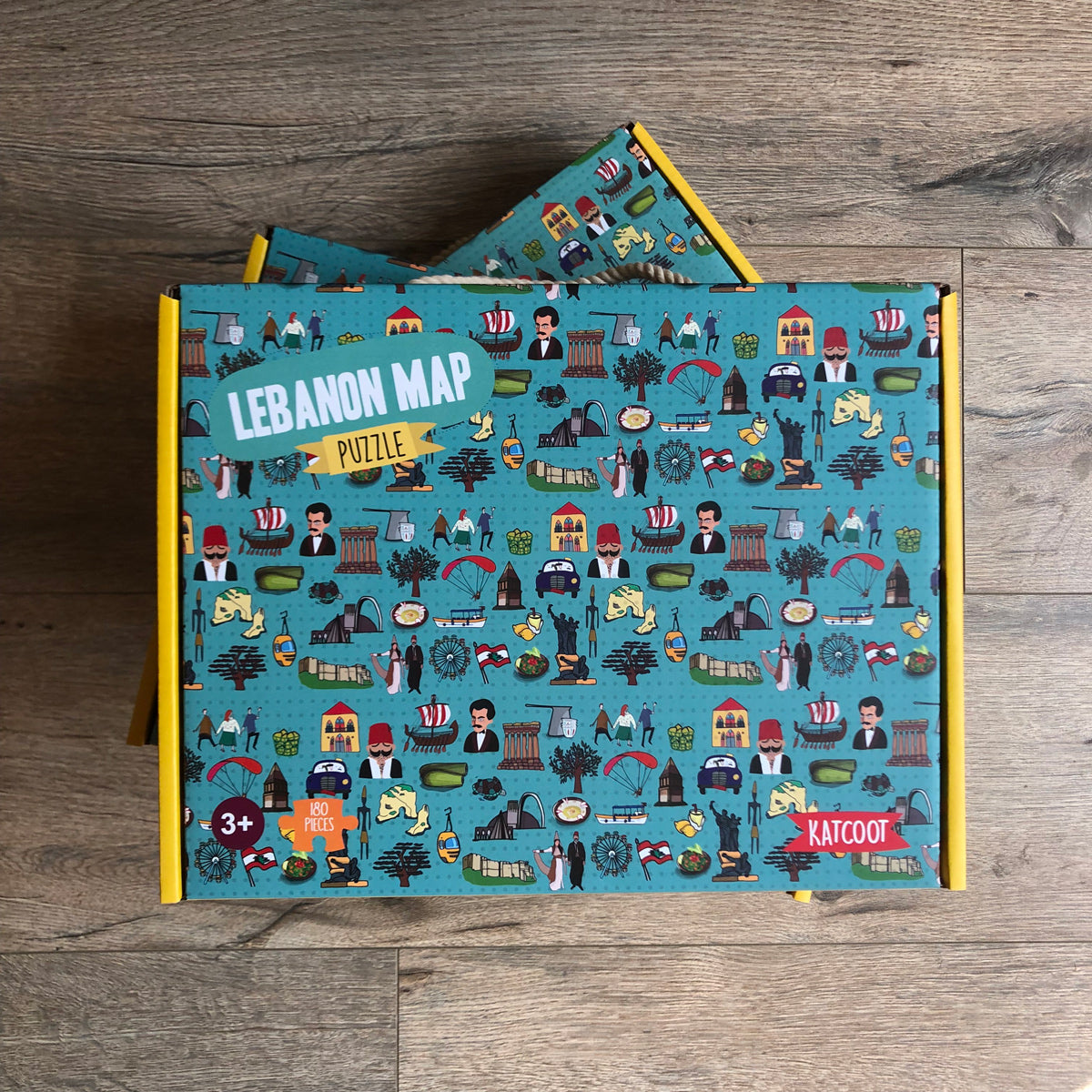 Puzzle Lebanon Map - 180 Pieces by Luanatic