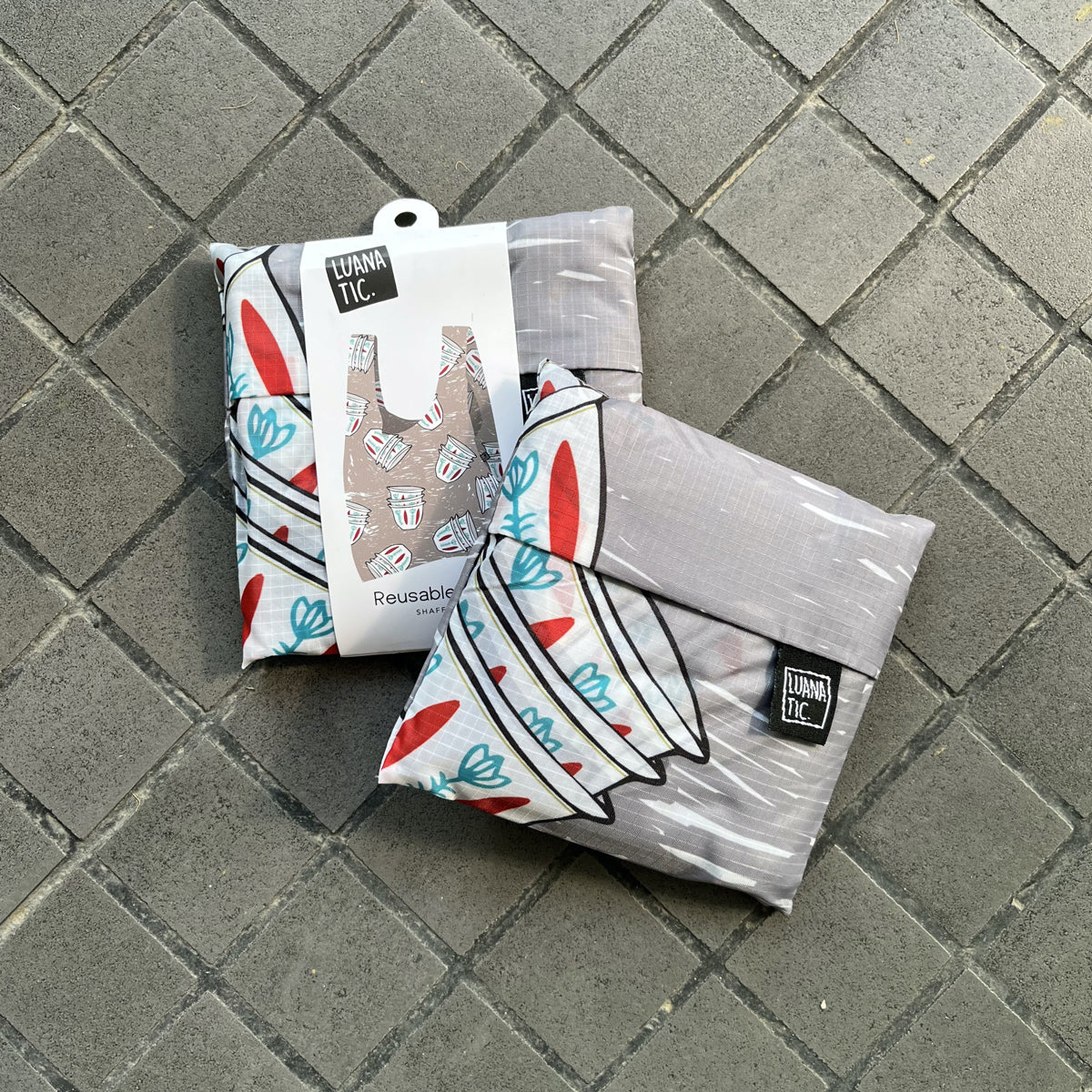 Reusable Bag Shaffeh (شفّة) by Luanatic Grocery Bag Shopping Bag Sac a ...